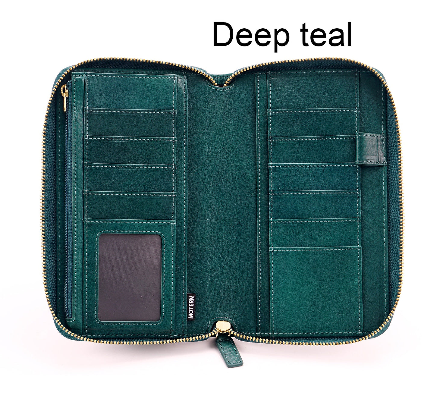 Moterm Full Grain Vegetable Tanned Cowhide Planner Zip Weeks 2.0 Cover ...