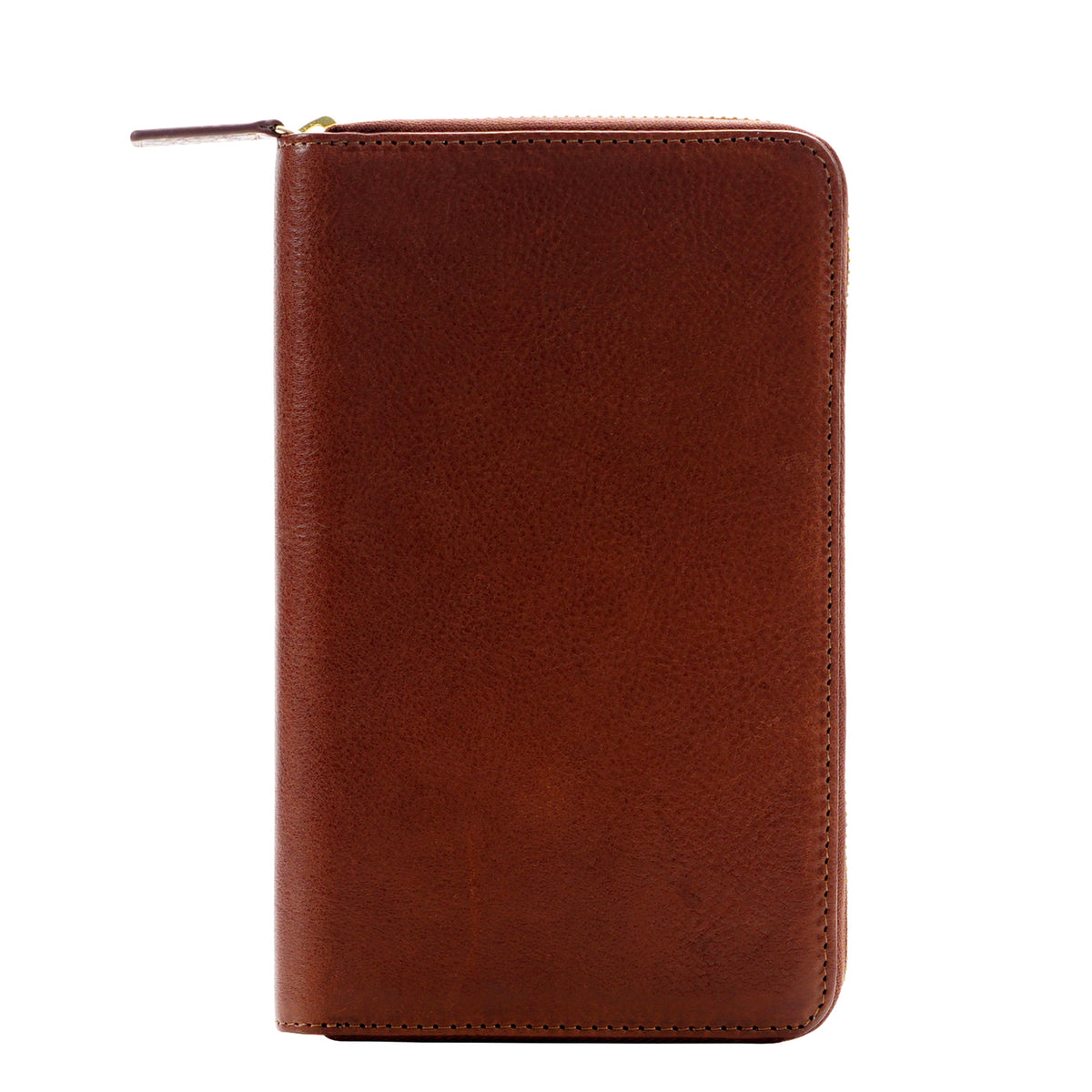 Moterm Full Grain Vegetable Tanned Cowhide Planner Zip Weeks 2.0 Cover ...