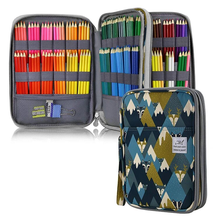 Extra Large Pencil Case Pen Case Cute Travel Case Marker Case Triple L ...