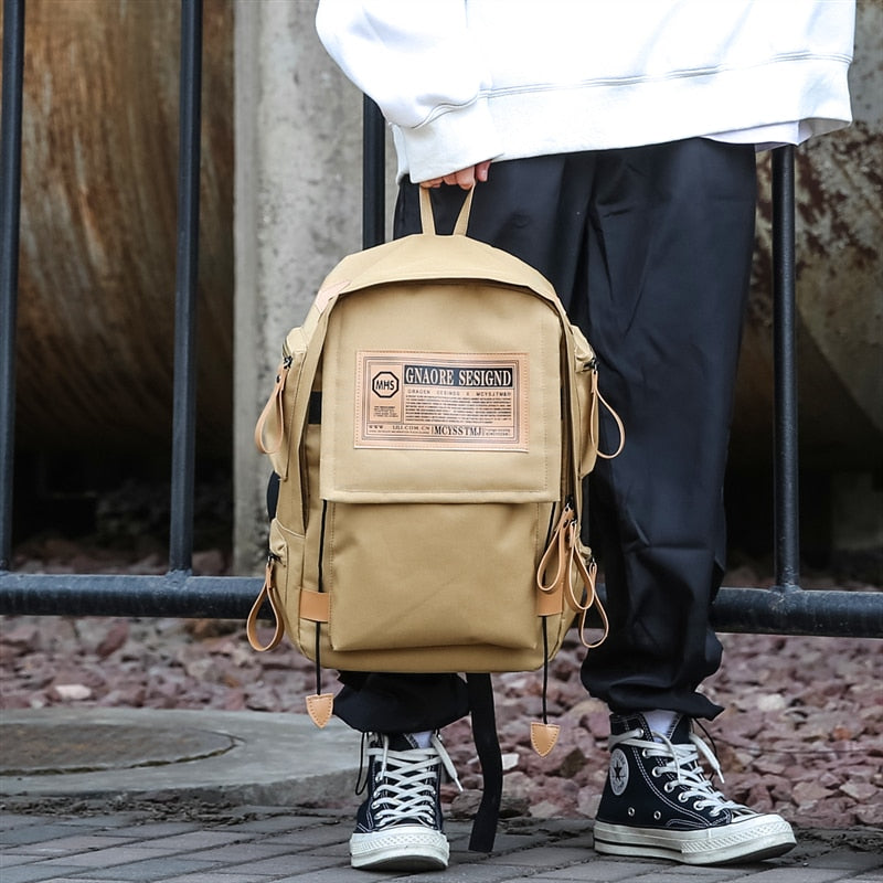 Roomy Canvas Backpack - Laptop & iPad size - Many colors! – The ...