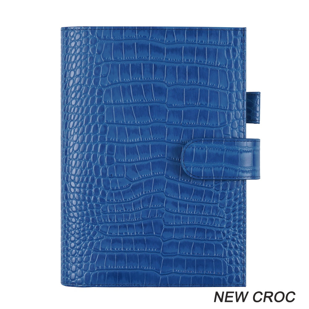 Moterm A5 CROC GRAIN Genuine Leather Original Notebook Cover Diary Pla ...