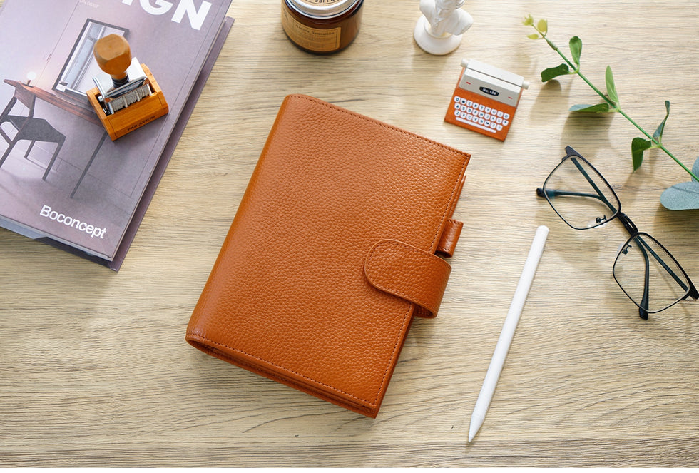 Moterm Genuine Leather Regular Personal Size Planner with 25MM Binder ...