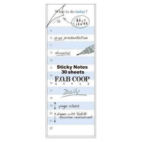 DAILY Vertical Sticky Notes KYOKUTO FOB Coop – The Stationery Manor!