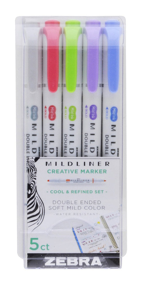 Zebra Mildliner FRIENDLY Mildliner Set of 5 - Orange Package WKT7-N-5C ...