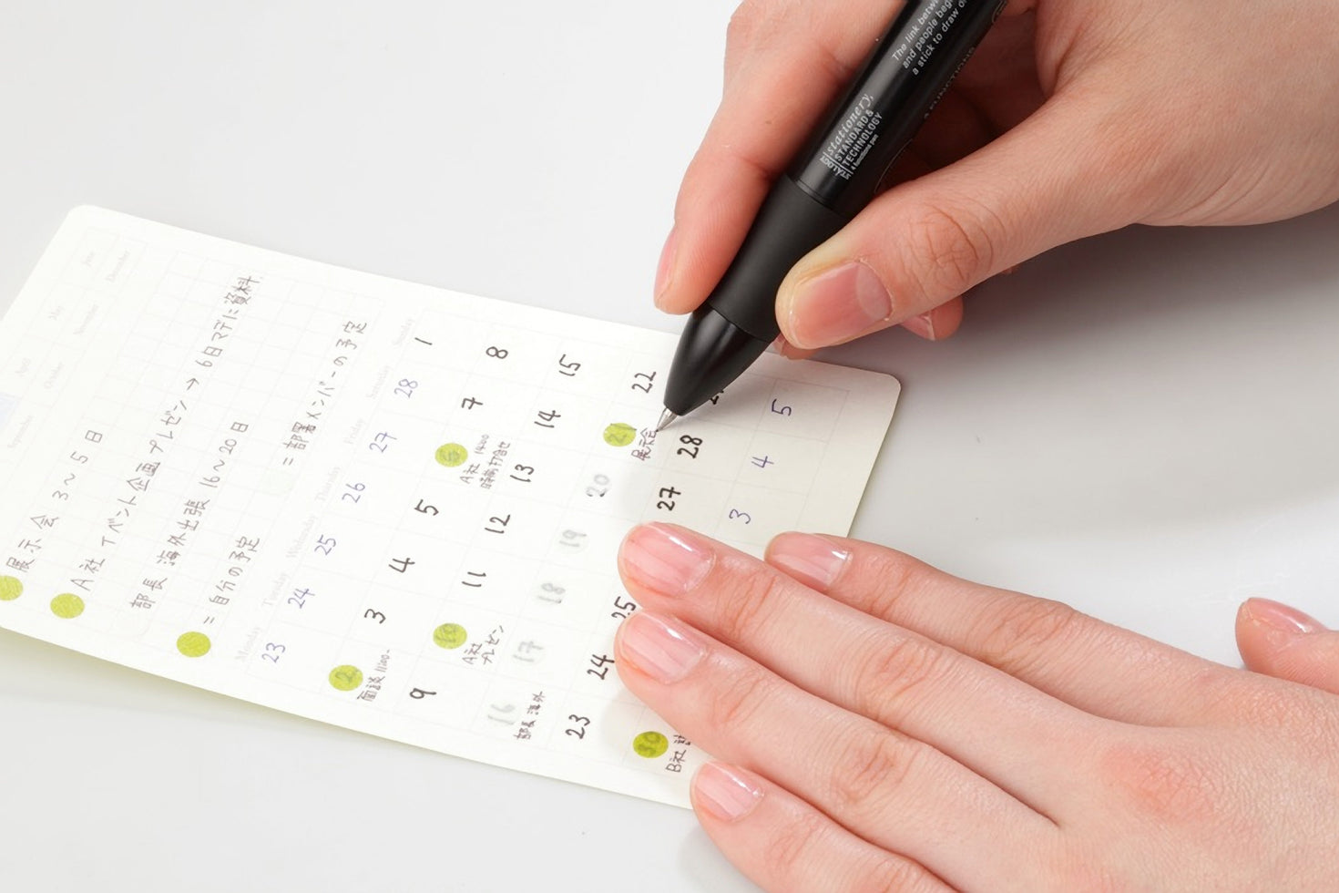 Stalogy Removable Calendar Stickers Undated | Medium – The Stationery ...