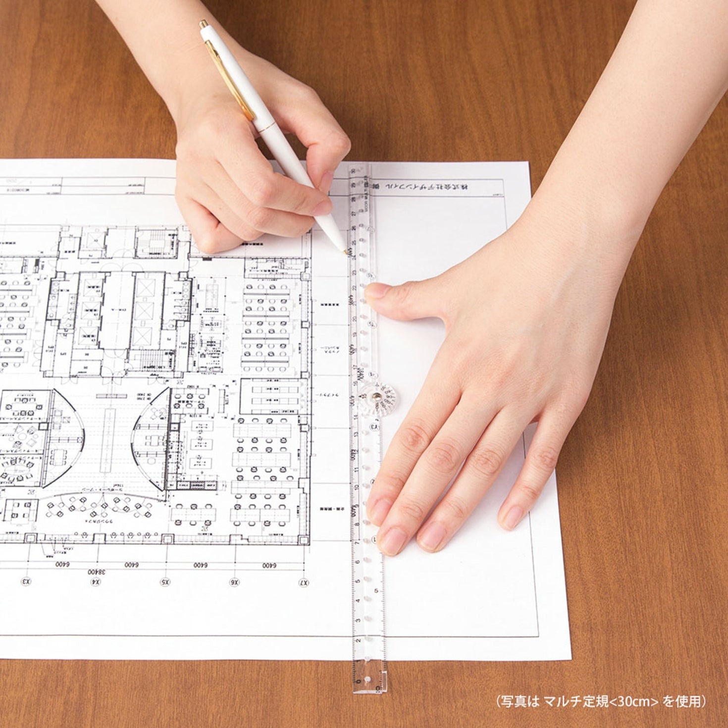 MIDORI PINK Clear Polycarbonate FOLDING Multi Ruler | 30cm – The ...