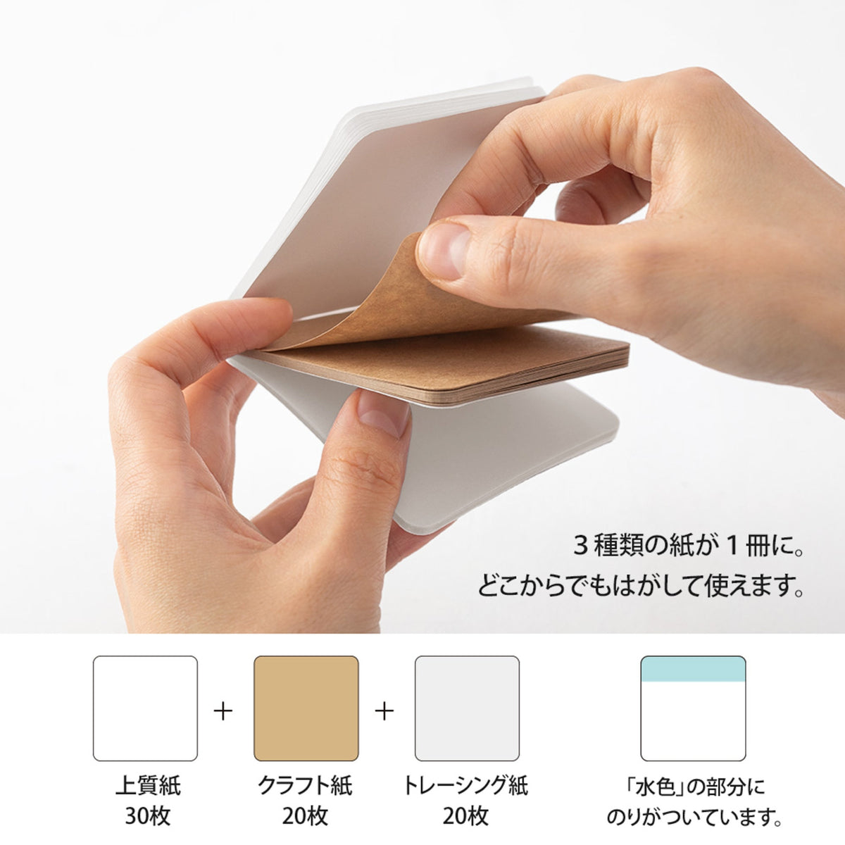 PLAIN Midori Selectable Pickable Sticky Notes Transparent Sticky Note ...