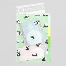 Midori MD A4 3 Pocket Clear Folder | Panda – The Stationery Manor!