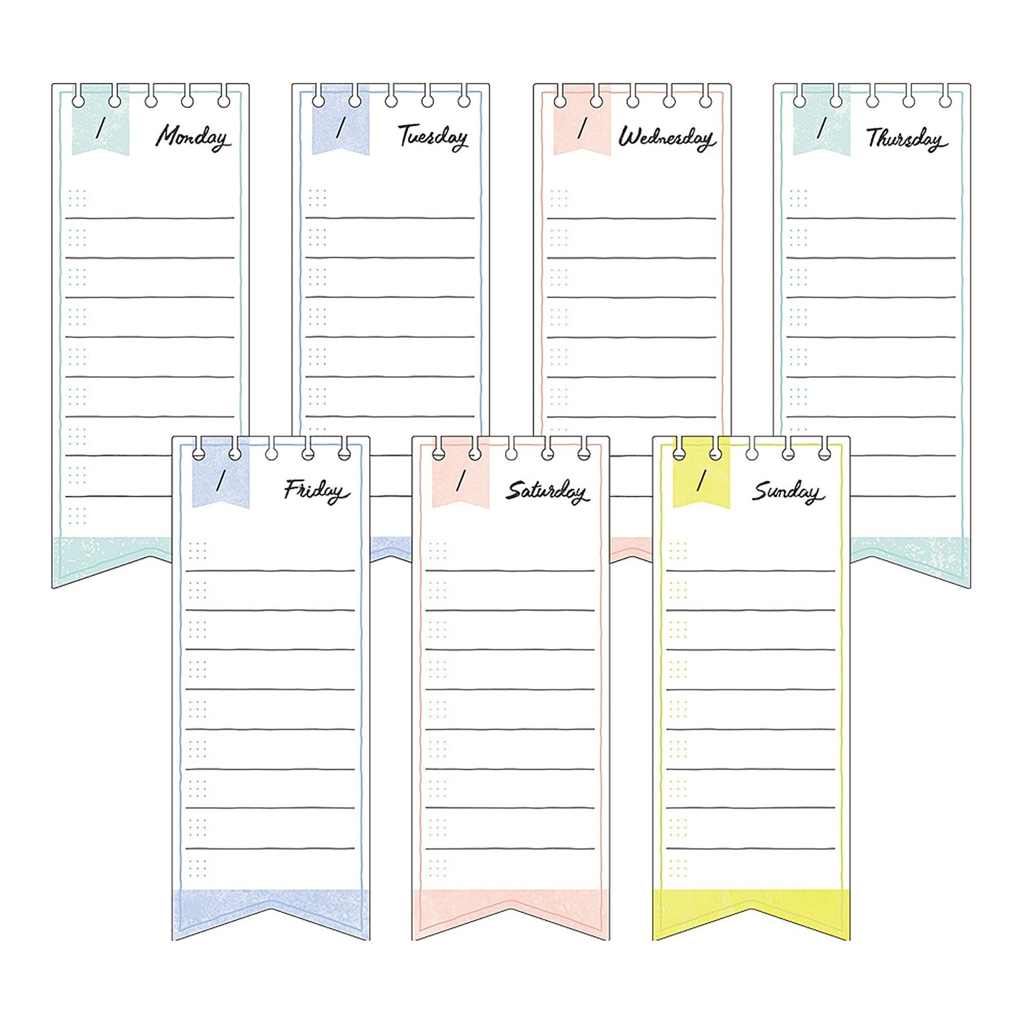 Midori Sticky Notes Bullet Journal Sticky Notes Daily RIBBON Notes | 3 ...