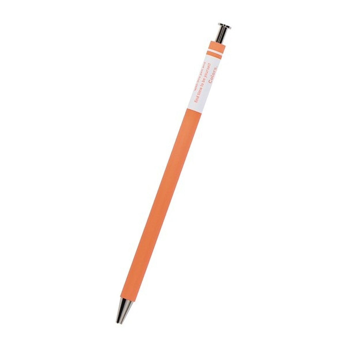 MARK'S STYLE Colors BLACK Vibrant Wooden Shaft Retractable Gel Ink Pen ...