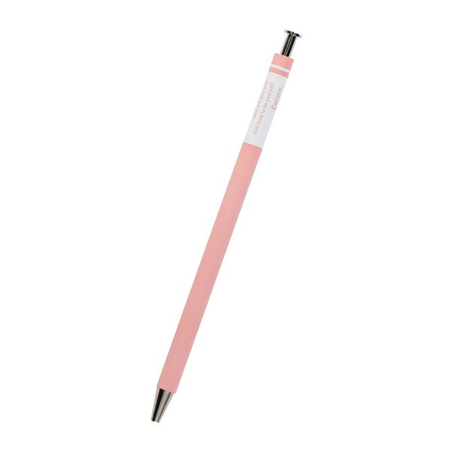MARK'S STYLE Colors BLACK Vibrant Wooden Shaft Retractable Gel Ink Pen ...