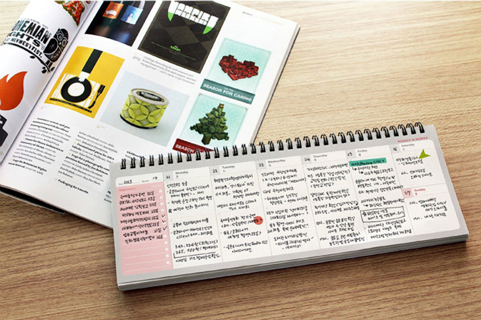 PAPERIAN Brilliant Weekly Desk Scheduler Planner Notebook Task List So ...