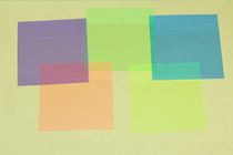 Translucent Transparent PET COLOR Vellum Sticky Notes | 3 X 3 30 sheet ...