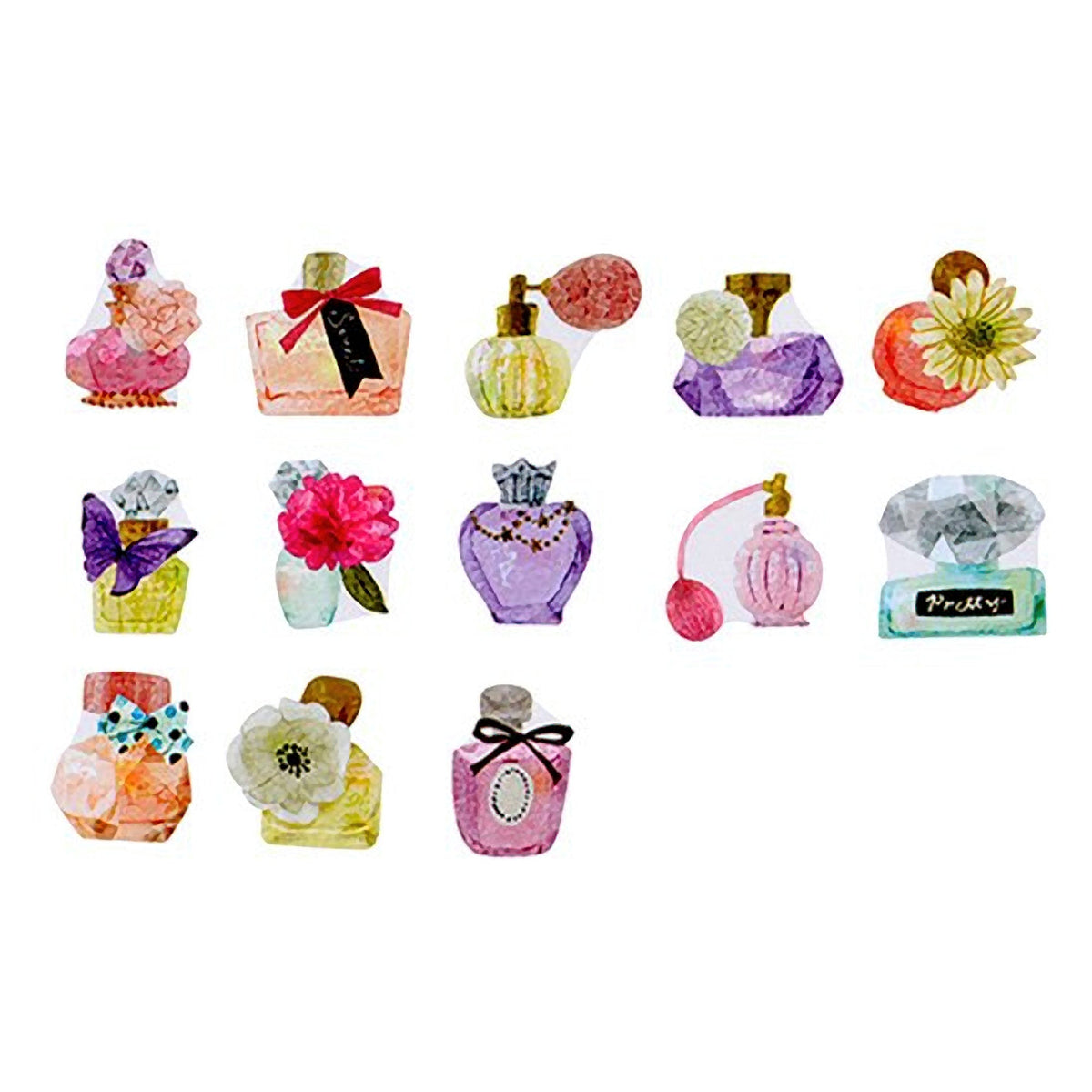 Perfume Bottles Bande Washi Tape Masking Tape Sticker Roll BDA558 200 ...