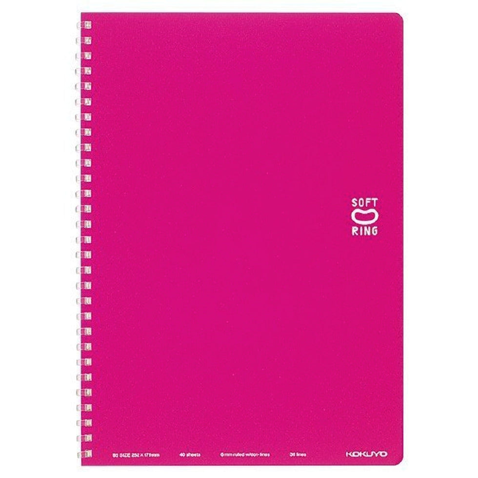 Kokuyo B5 Soft Ring VIOLET Notebook Dotted Line 6mm Rule | 40 Sheets S ...