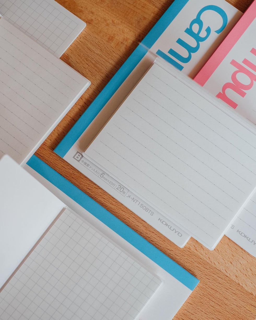 Kokuyo CAMPUS 5mm GRID VERTICAL Sticky Pads Index Sticky Notes Planner ...