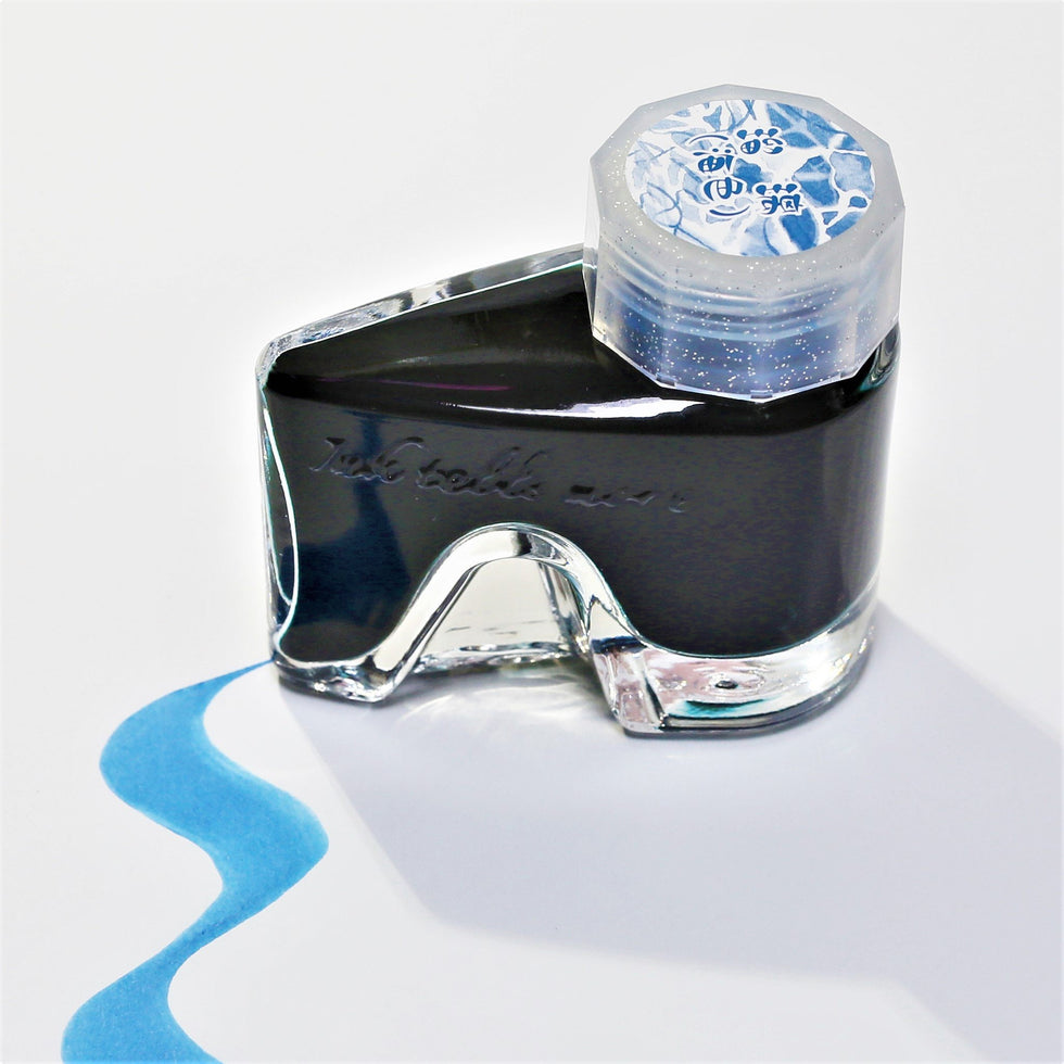 BUNGUBOX Japan RURI SEA Sheening Fountain Pen Ink Dip Pen Ink Bottle I ...