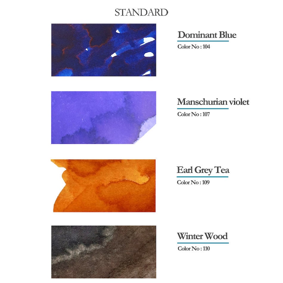 Dominant Industry Ink MAPLE Standard Fountain Pen Ink Handmade Dip Pen ...