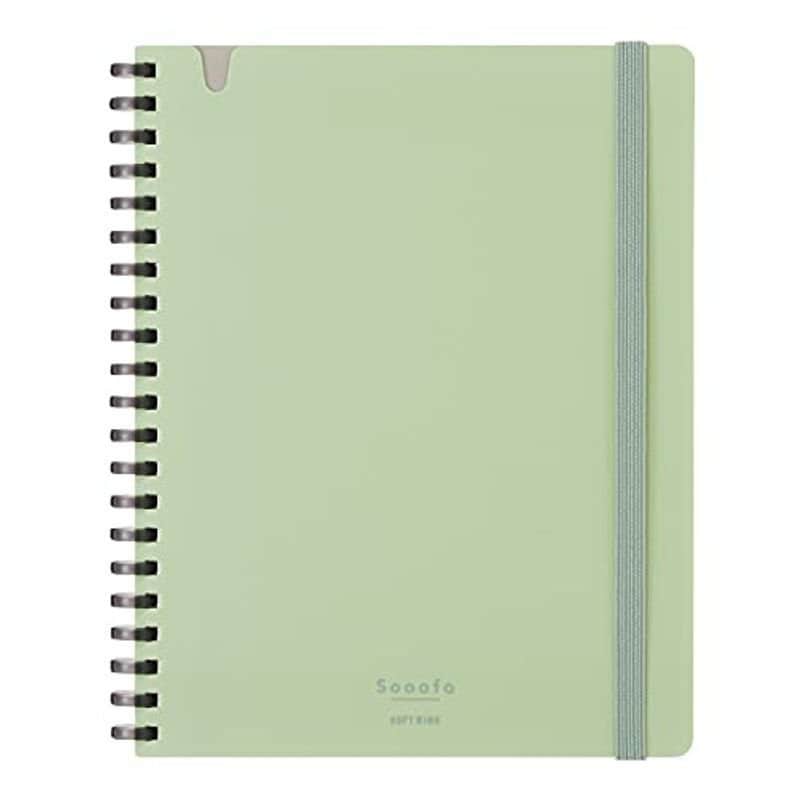 Kokuyo B6 SOOOFA Light BLUE Soft Ring Notebook 4mm GRID Kokuyo Soft Ri – The Stationery Manor!