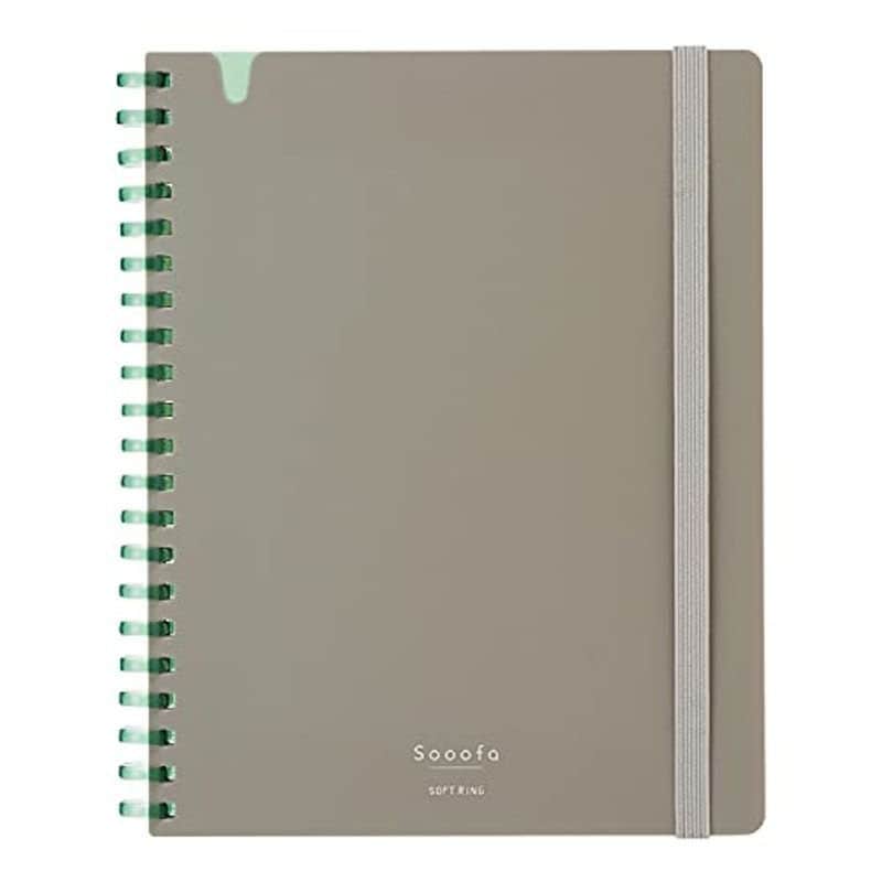 Kokuyo B6 SOOOFA Light BLUE Soft Ring Notebook 4mm GRID Kokuyo Soft Ri – The Stationery Manor!