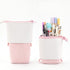 GREEN Retractable Standing Pen Case Pencil Case Retractable Case Stora ...