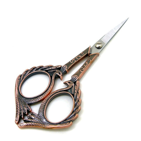ONE Pair COPPER Retro Inspired Angel Scissors Office Scissors Statione ...