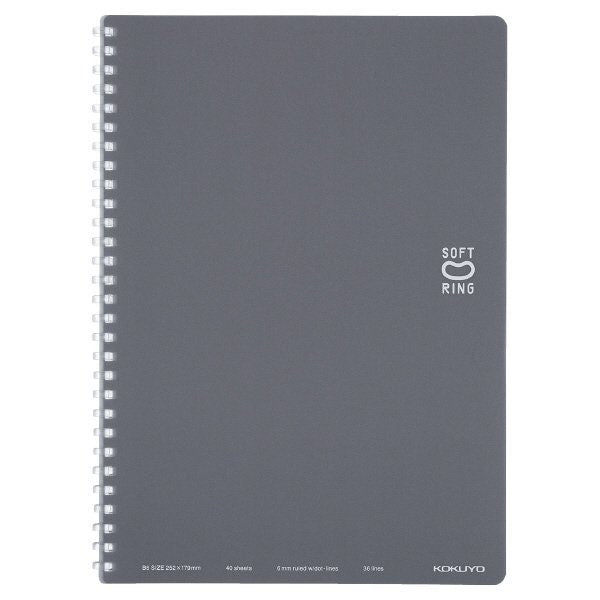 Kokuyo B5 Soft Ring VIOLET Notebook Dotted Line 6mm Rule | 40 Sheets S ...