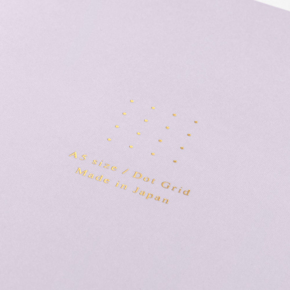 Midori A5 PURPLE Color DOT GRID 5mm Notebook Color Pages Midori A5 Not ...