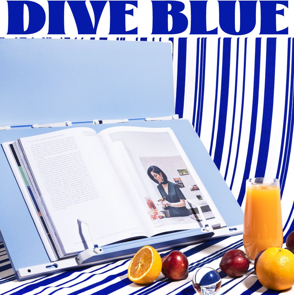 MOTEMOTE DIVE BLUE Two Tiered Reading Table Desktop Table Notebook Tab ...