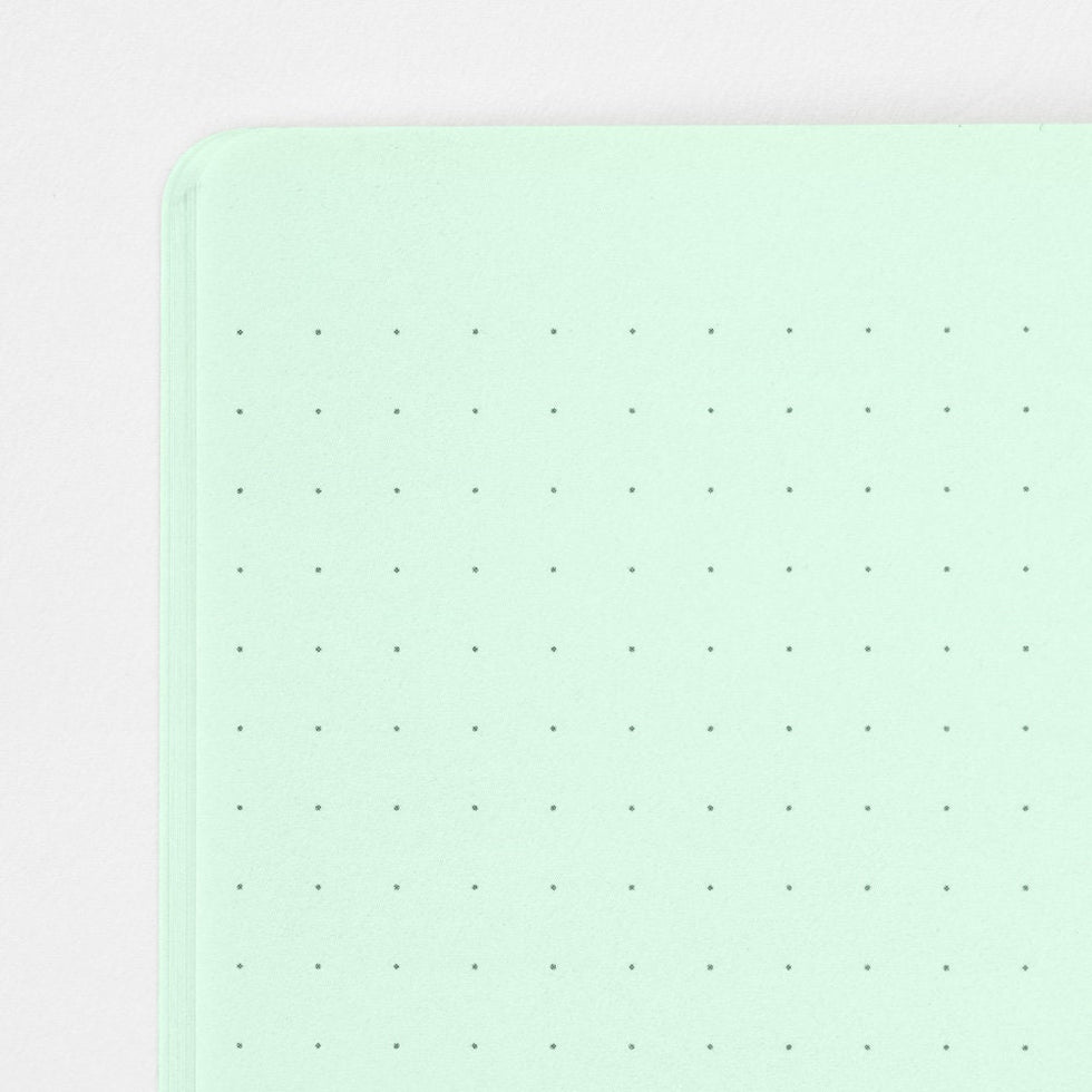 Midori A5 GREEN Color DOT GRID 5mm Notebook Color Pages Midori A5 Note ...