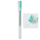 MUJI Japan YELLOW GREEN Gel Ink Cap Type Ballpoint Pen 0.38mm Muji Gel ...