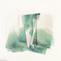 MU Lifestyle Moss GREEN Dyeing Tracing Paper Ephemera Vellum Paper Wat ...