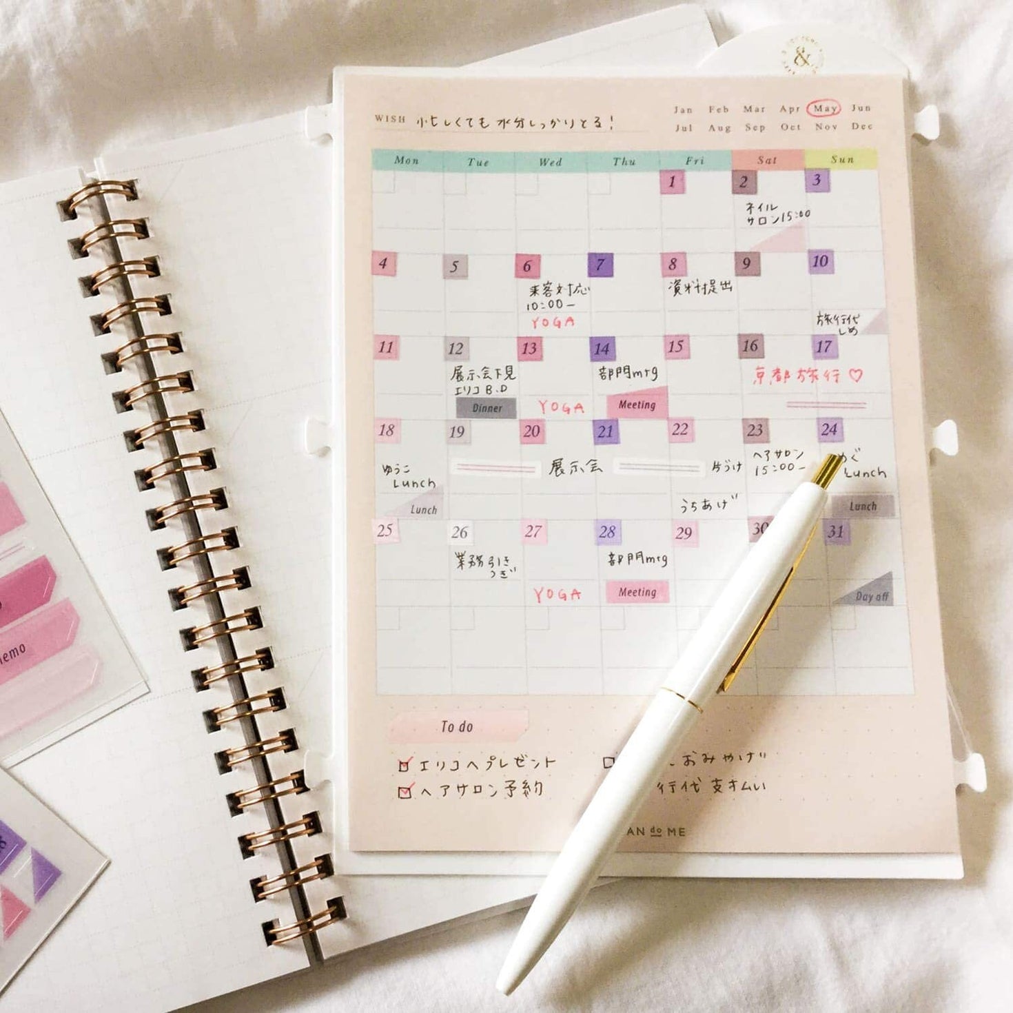 PLANdoME INDEX Log Board TO DO Sticky Notes Daily Sticky Notes Goal St ...