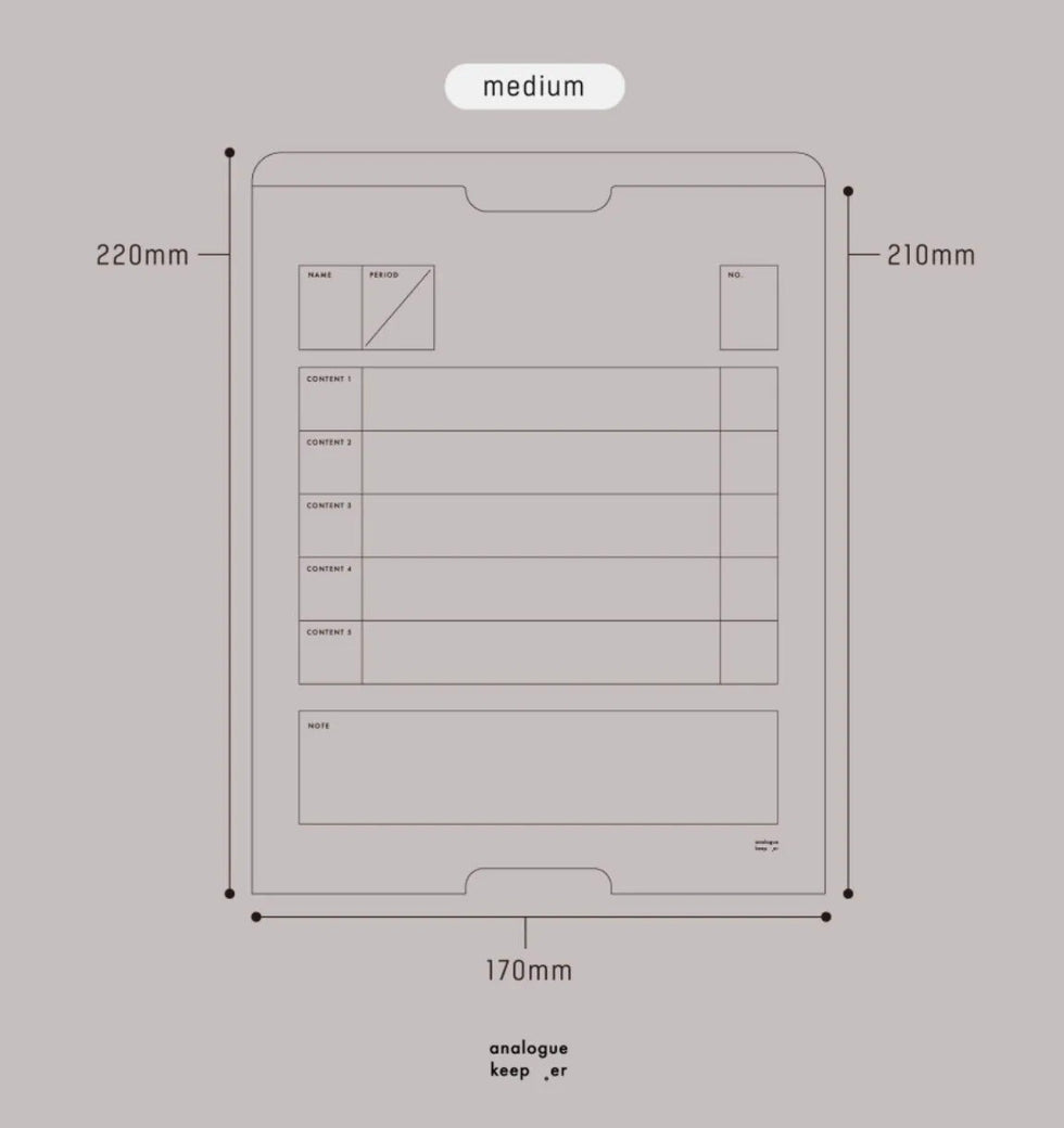 Analogue Keepers MEDIUM PAPER FILE Note Storage Money Storage Envelope ...