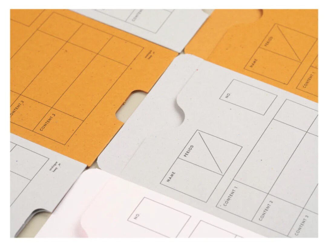 Analogue Keepers MEDIUM PAPER FILE Note Storage Money Storage Envelope ...