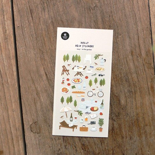 Suatelier IN The GARDEN PVC Transparent Stickers Planner Stickers Farm ...