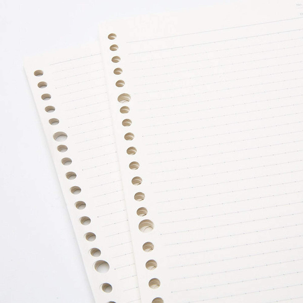 Kokuyo Campus Sarasara Loose Leaf Paper 836BTN Dotted 6 mm Rule 26 Hol – The Stationery Manor!