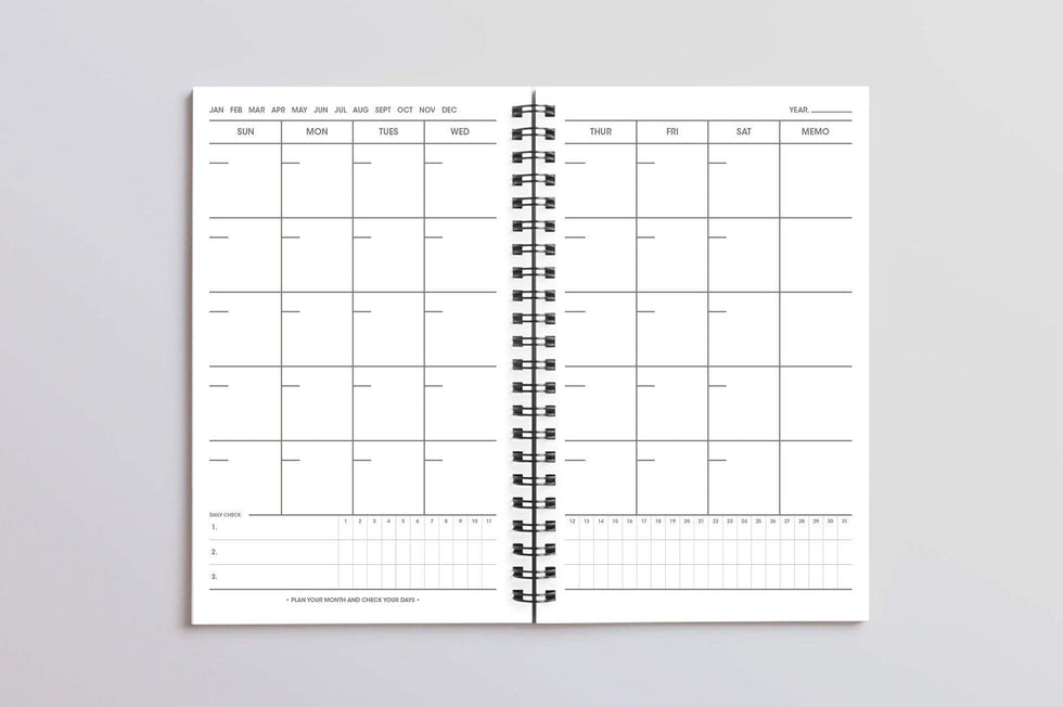 MOTEMOTE White Ten Minute Planner | 100 Days - USA located! – The ...