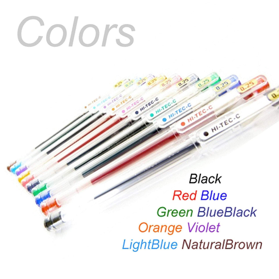 Pilot Hi-Tec-C Gel Pen Ultra Fine Point BLACK | 0.25 mm – The ...