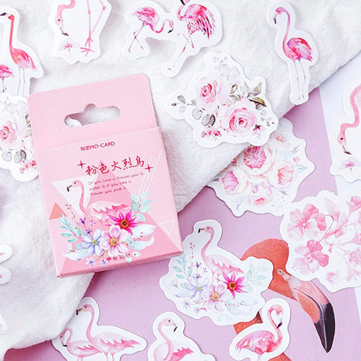 Premium Die-Cut Stickers Pink Flamingo – The Stationery Manor!