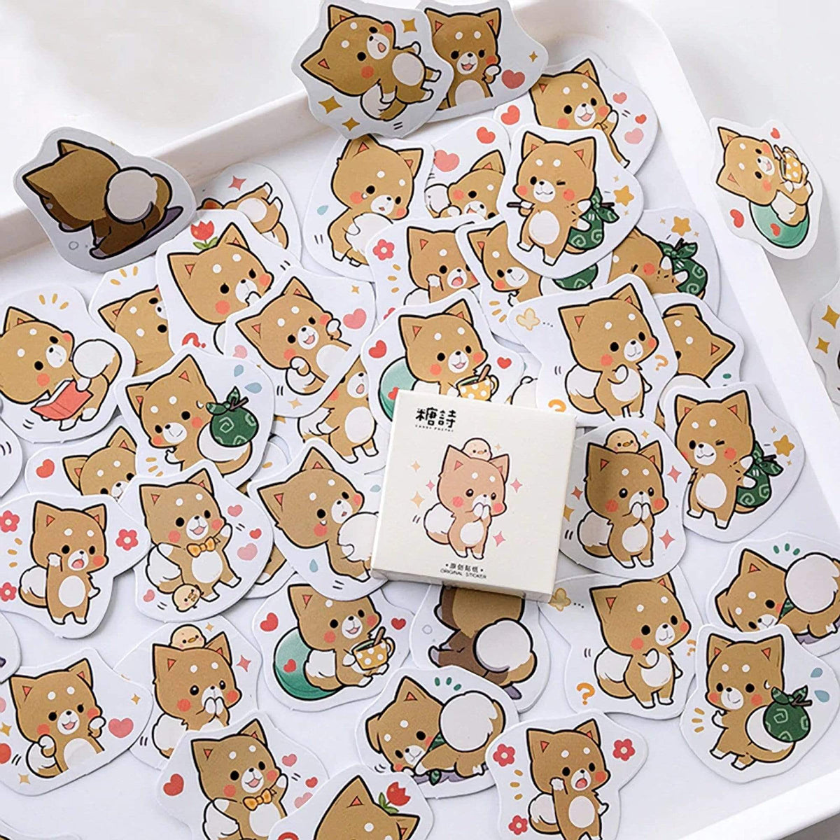 Premium Die-Cut Stickers Shiba Inu – The Stationery Manor!