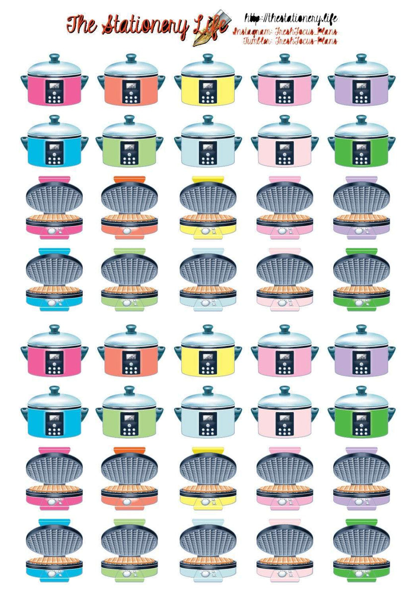 PRINTABLE & Cut File Silhouette Cut File Mini Slow Cooker Instant Pot ...