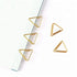 SET OF FIVE Unusual Gold Triangle Paper Clips | 20mm – The Stationery ...