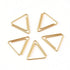 SET OF FIVE Unusual Gold Triangle Paper Clips | 20mm – The Stationery ...