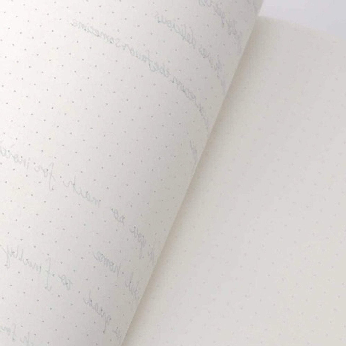 Tomoe River 52 gsm Dot Grid Lay Flat Notebook White Paper | A5 96 shee ...